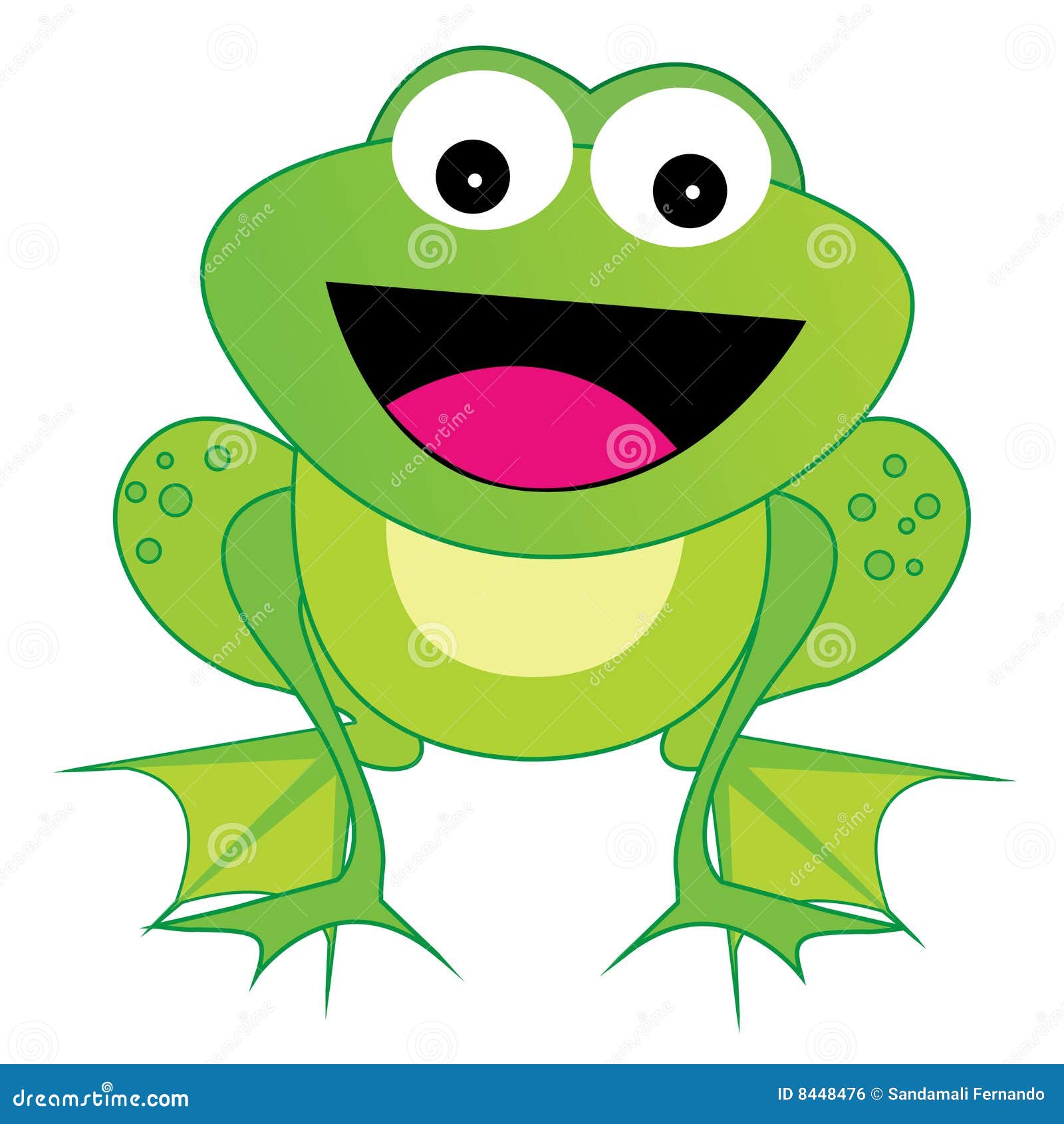 Frog Vector - eps stock vector. Illustration of artistic - 8448476