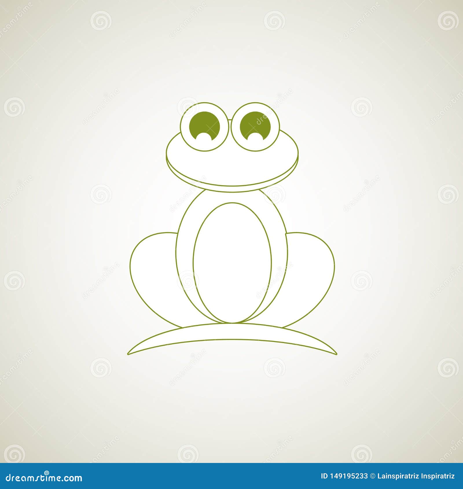Frog. Vector Illustration of Logo Stock Vector - Illustration of ...
