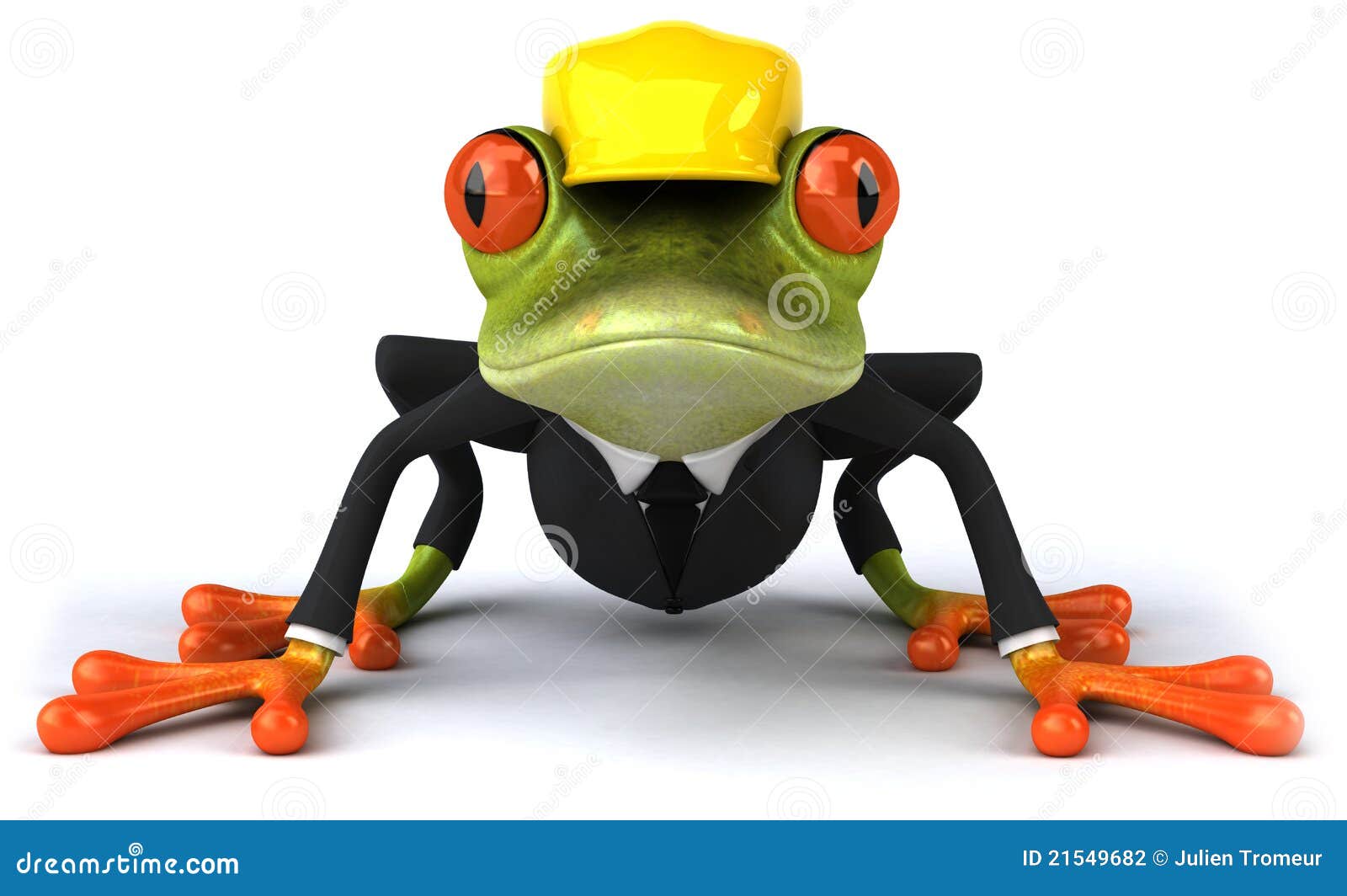 Frog worker stock illustration. Illustration of nature - 21549682