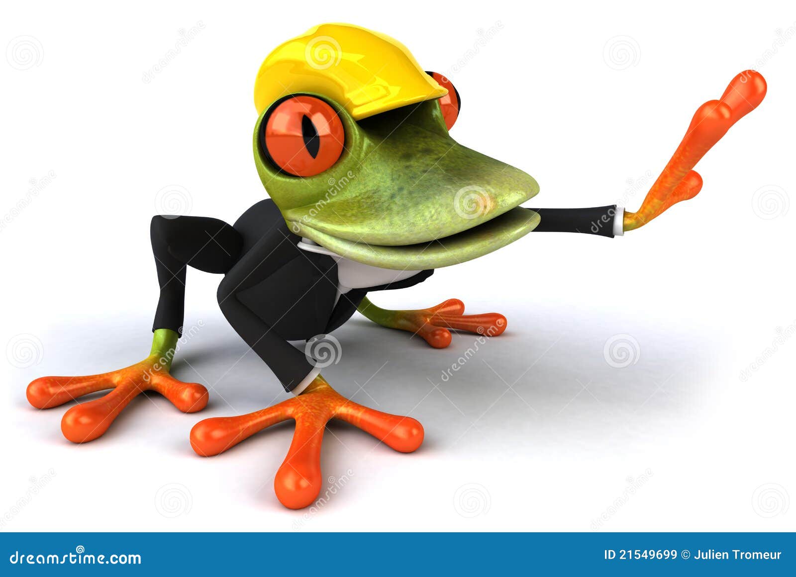 Frog worker stock illustration. Illustration of rain - 21549699