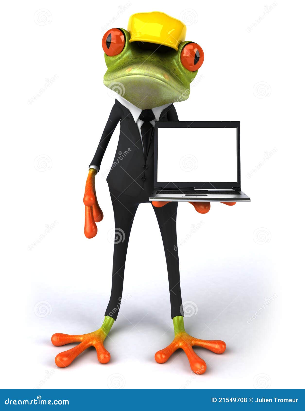 Frog worker stock illustration. Illustration of toes - 21549708