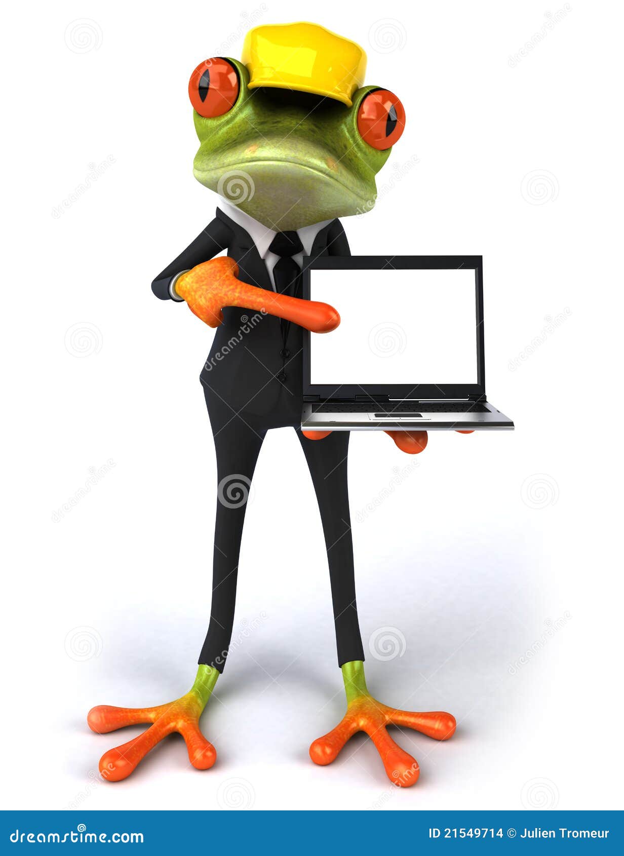 Frog worker stock illustration. Illustration of toad - 21549714