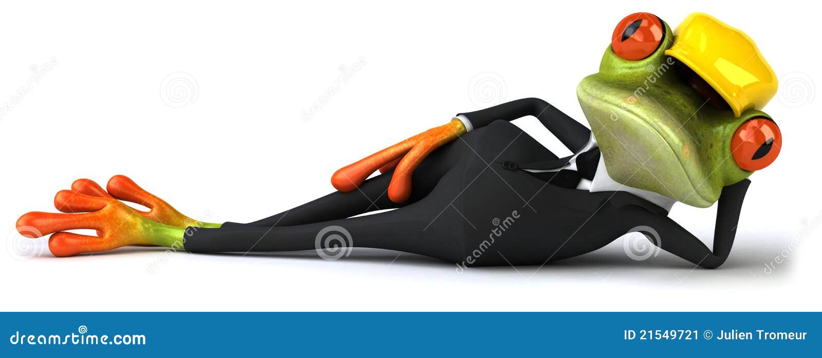 Frog worker stock illustration. Illustration of animal - 21549721
