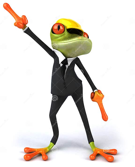 Frog worker stock illustration. Illustration of ecology - 21549754