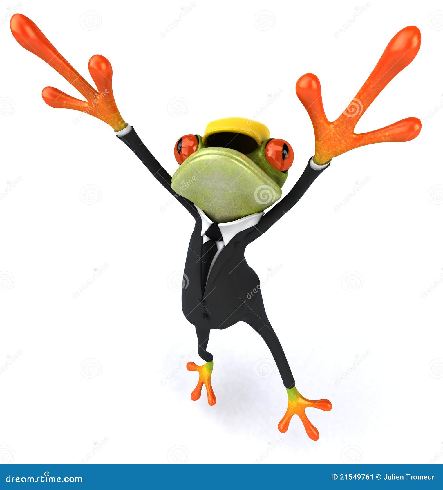 Frog worker stock illustration. Illustration of green - 21549761