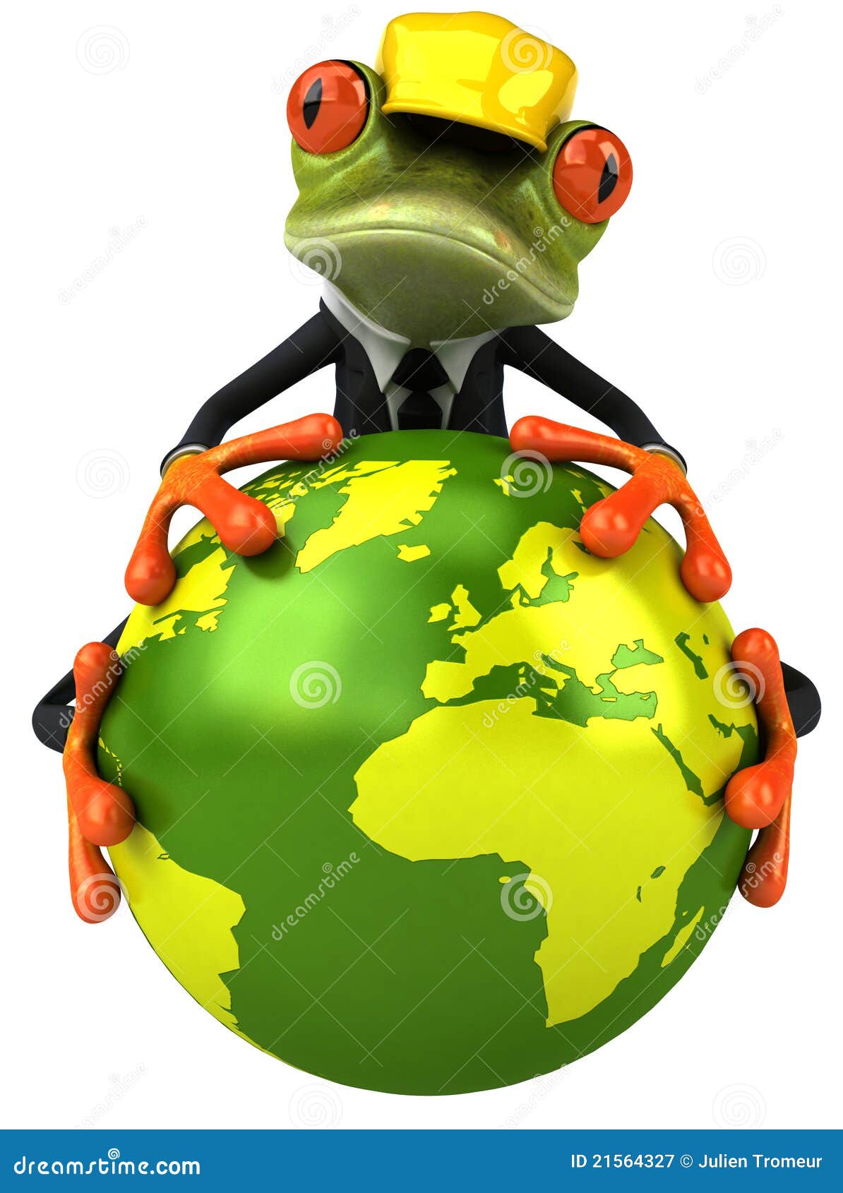 Frog worker stock illustration. Illustration of jump - 21564327