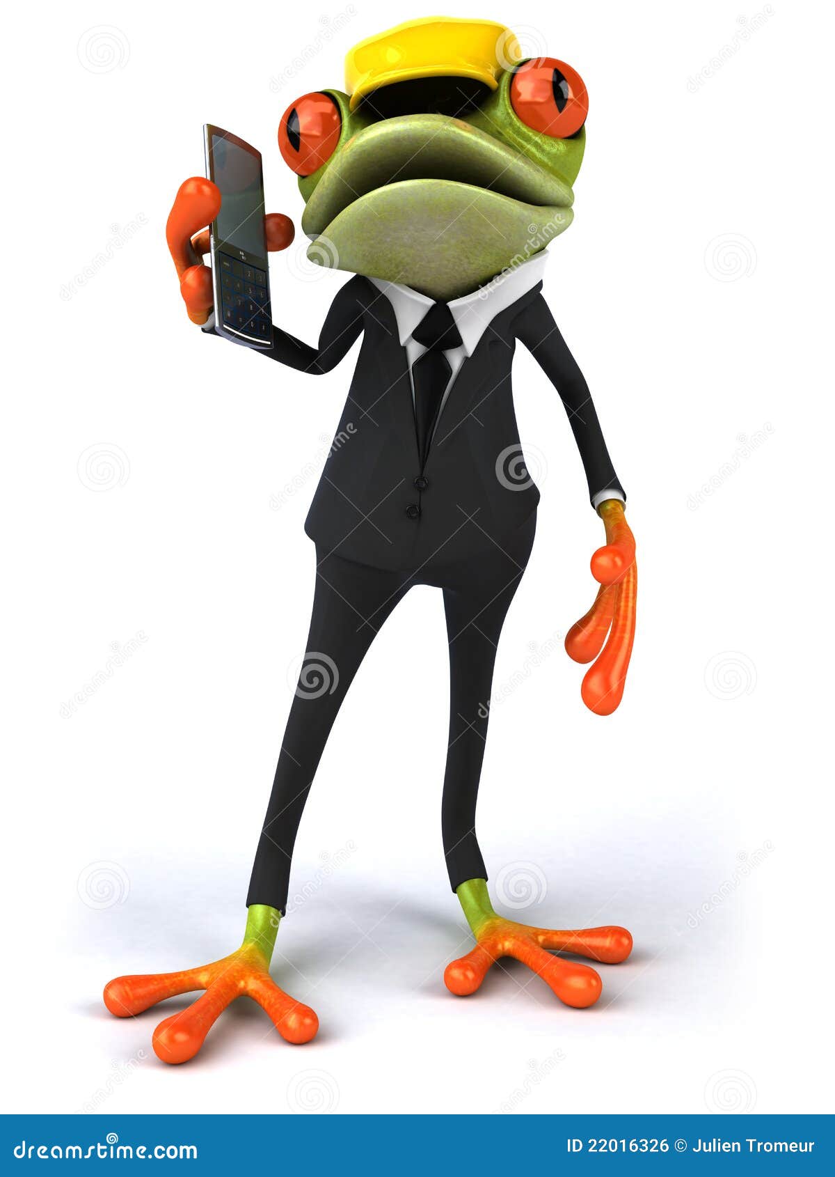 Frog worker stock illustration. Illustration of amphibian - 22016326