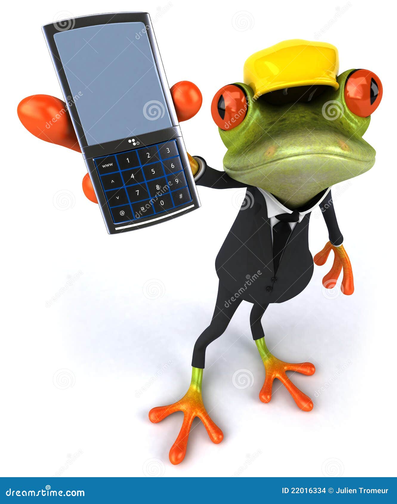 Frog worker stock illustration. Illustration of wildlife - 22016334