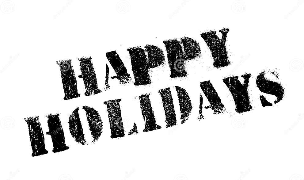 Frohe Feiertage Stempel vektor abbildung. Illustration von auslegung ...