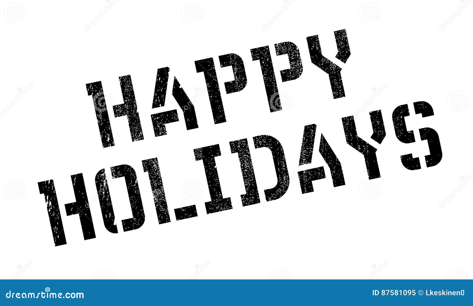 Frohe Feiertage Stempel vektor abbildung. Illustration von tinte - 87581095