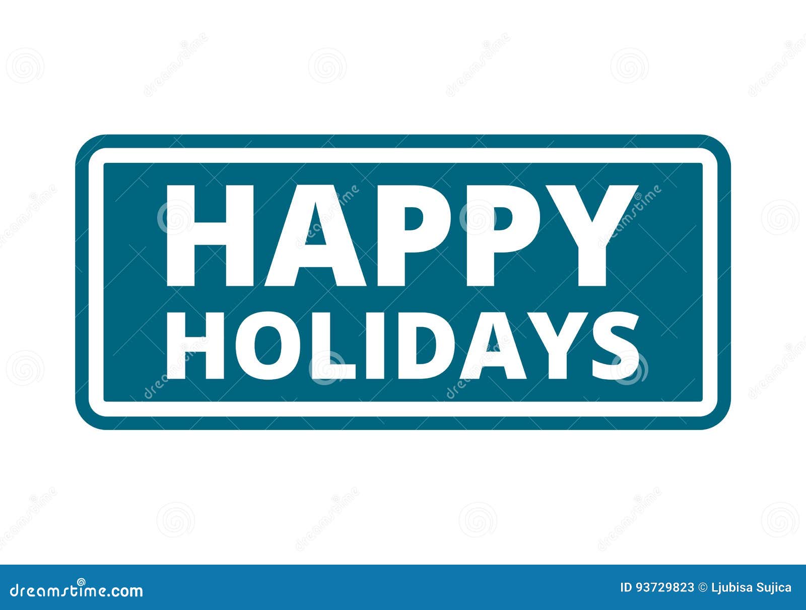 Frohe Feiertage Zeichen, Ikone Vektor Abbildung - Illustration von ...