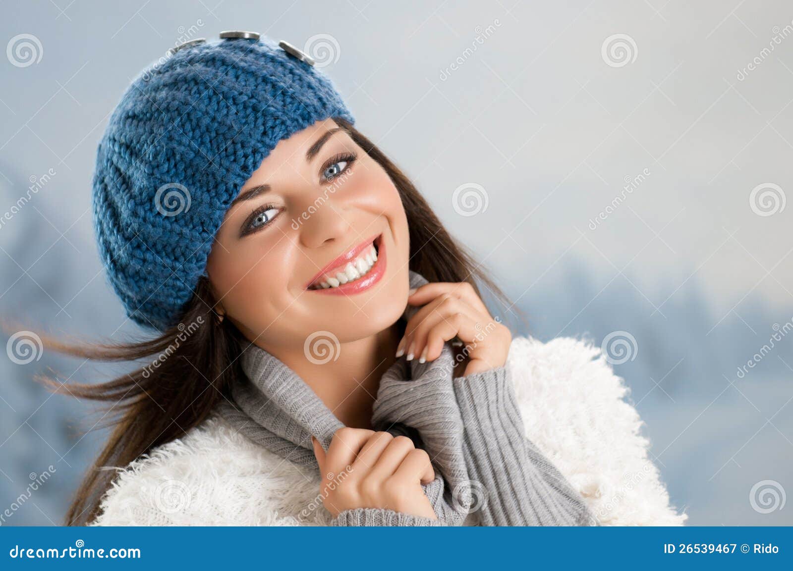 Froher Moment des Winters stockbild. Bild von freude - 26539467
