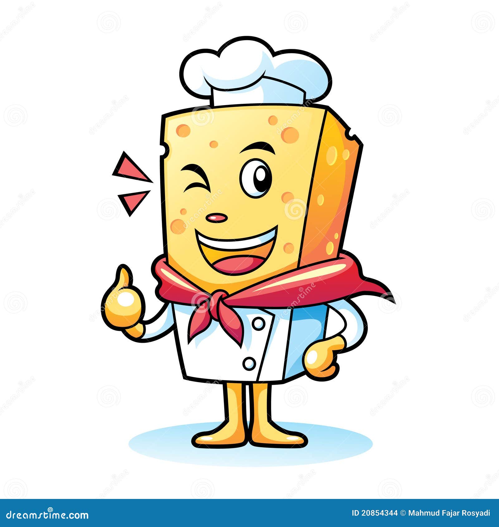 Fromage de chef illustration de vecteur. Illustration du confiance ...