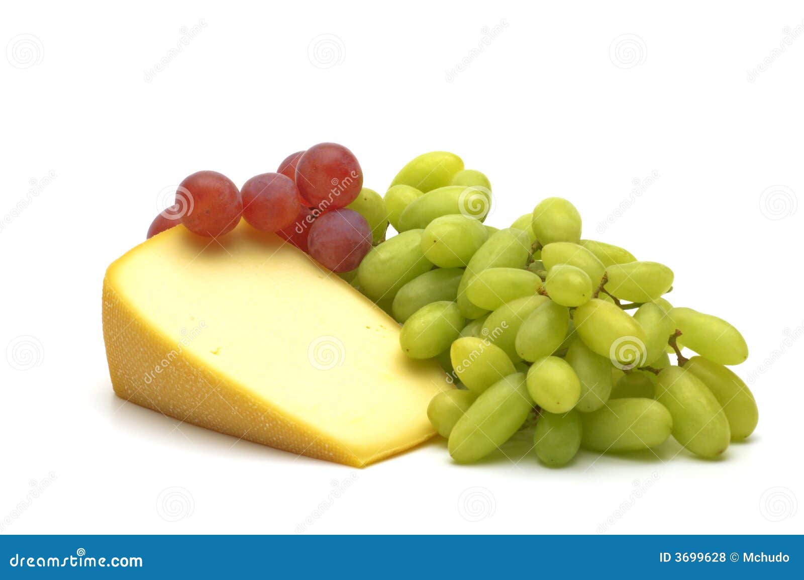 Fromage et raisin photo stock. Image du mangez, dessert - 3699628