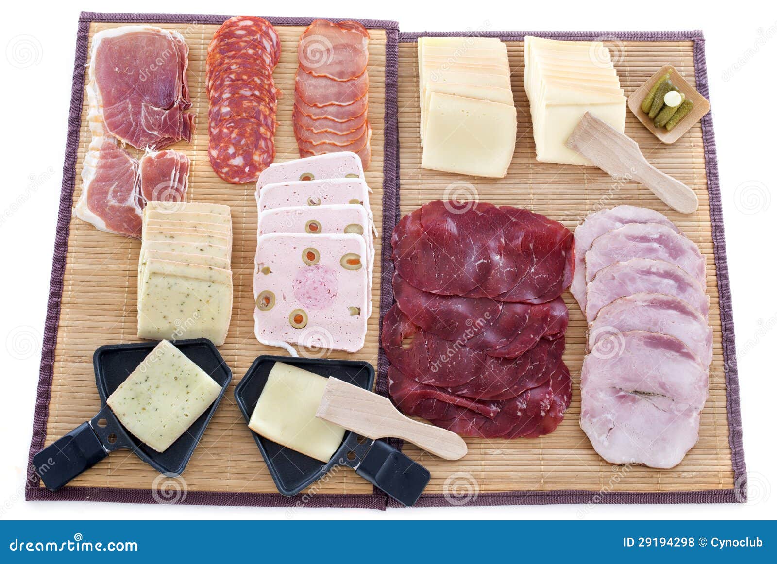 Fromage Et Viande De Raclette Photo stock - Image du jambon, nourriture ...
