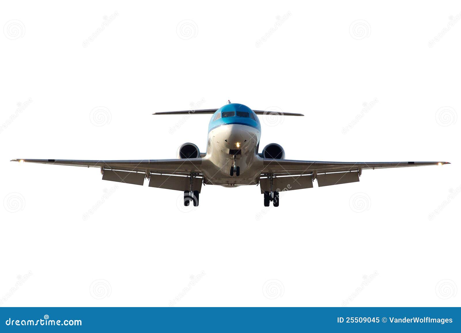 Front airplane stock image. Image of depart, jetliner - 25509045
