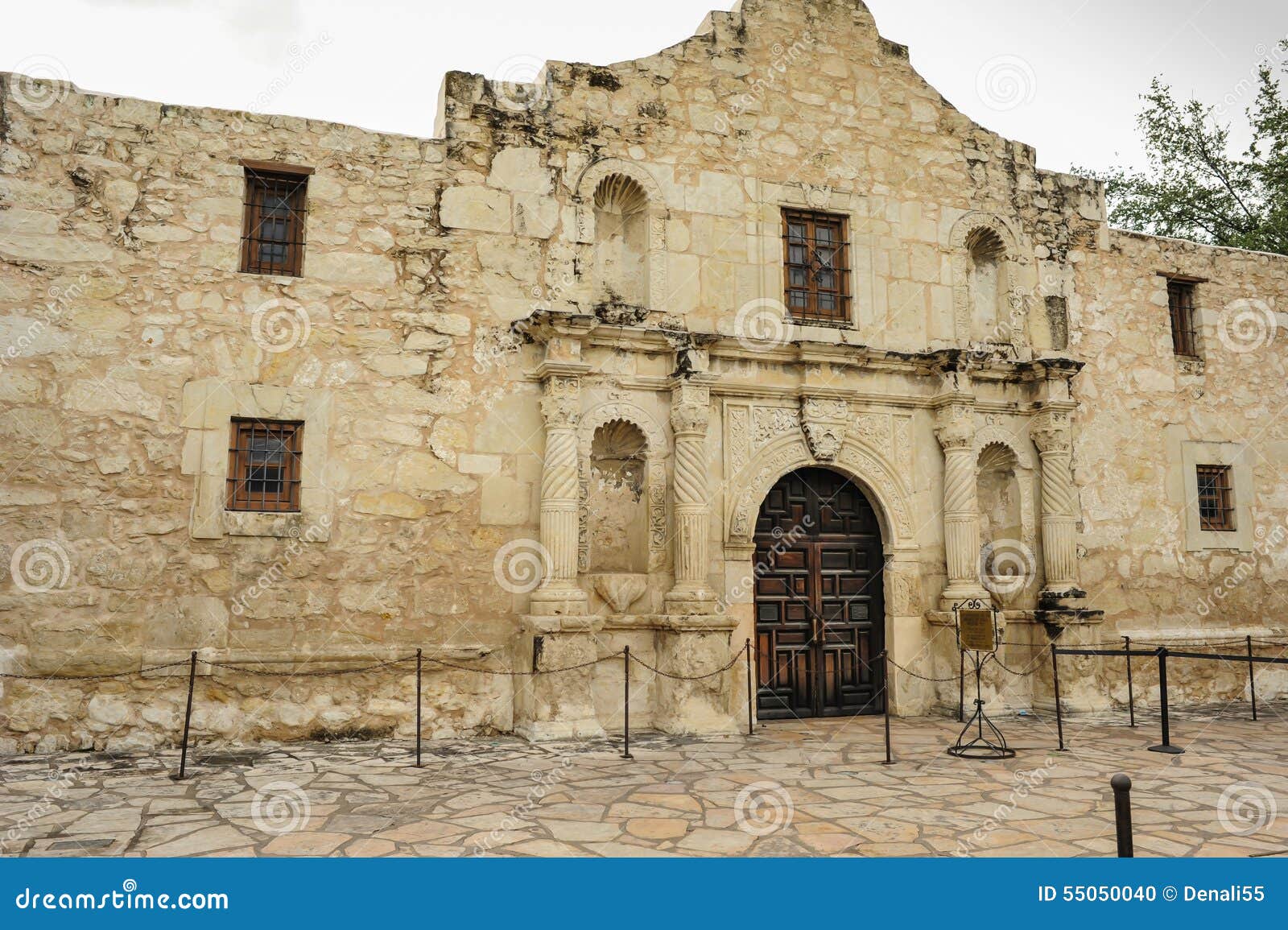 Front of Alamo in San Antonio,Texas. Stock Photo - Image of history ...
