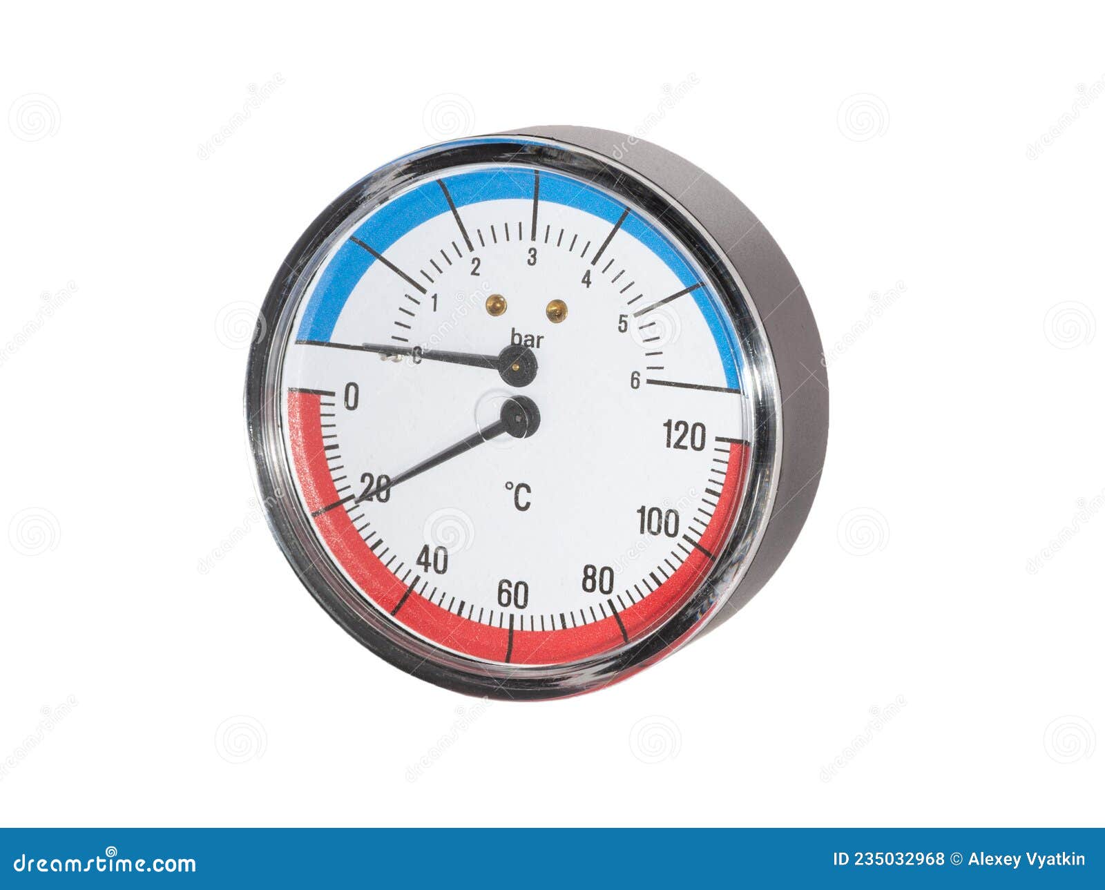 Front Axial Manometer is Designed for Heating Systems and Sanitary ...