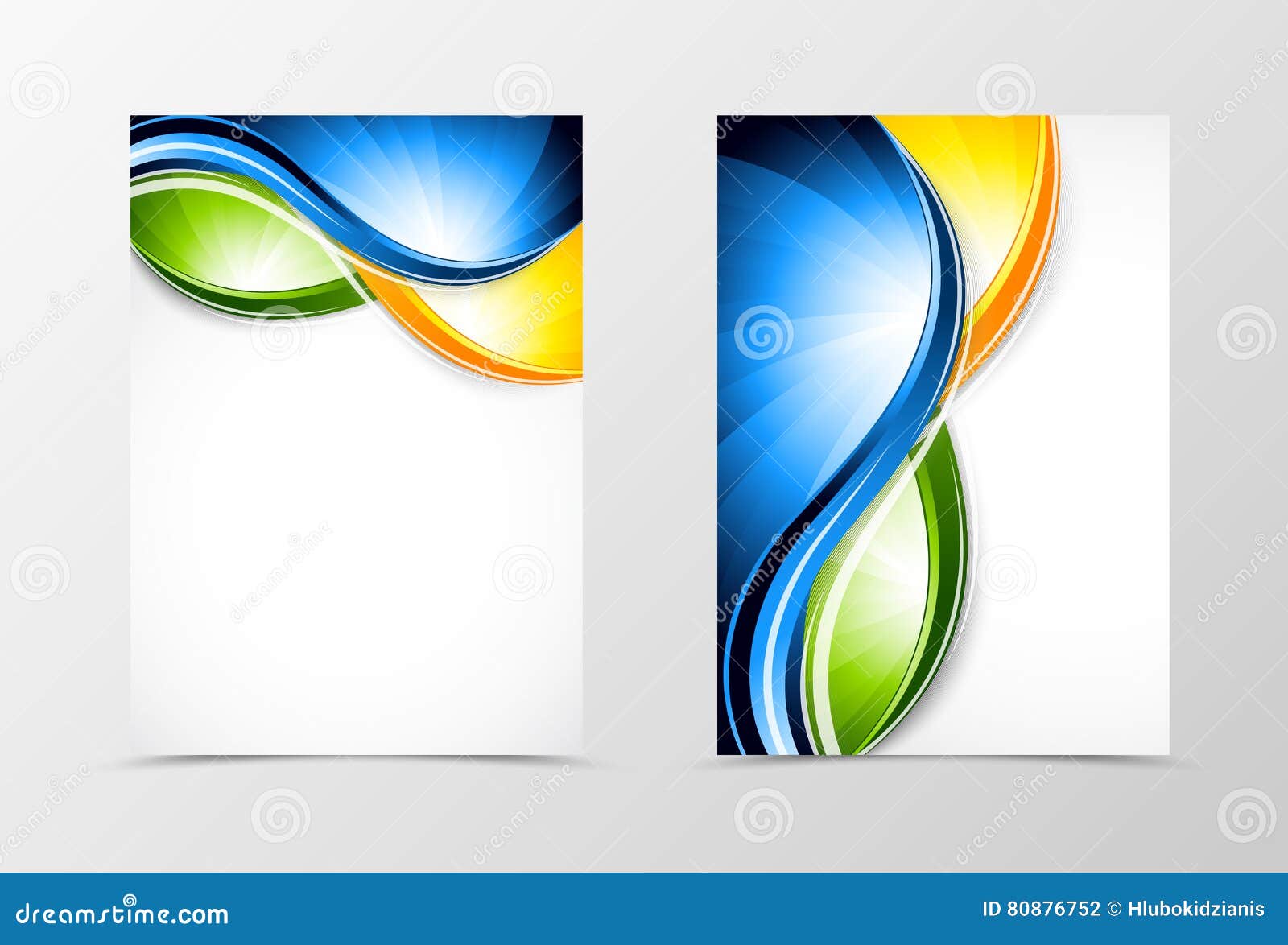 Flyer Template Vortex Design