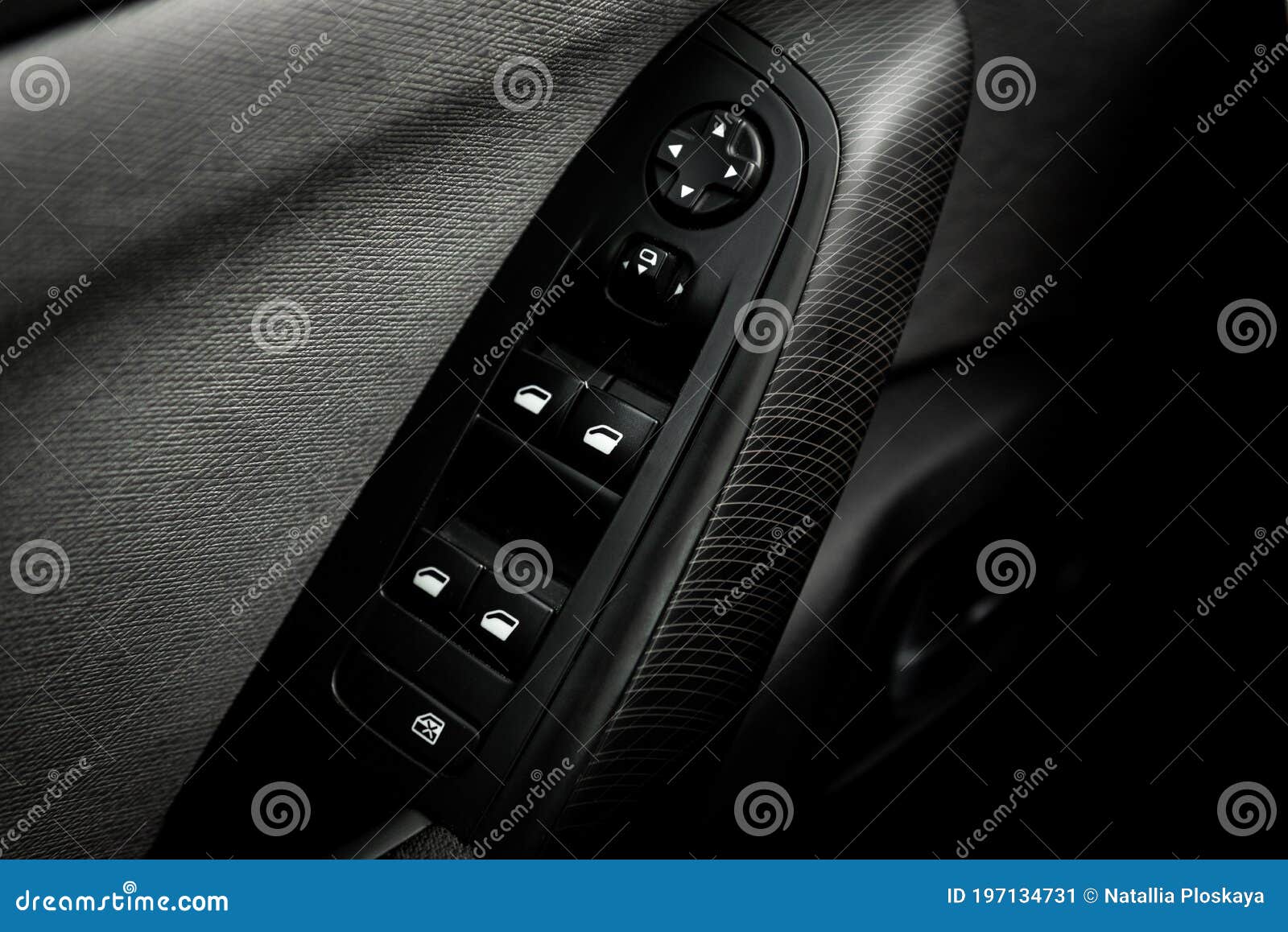 Front and Back Electric Windows Buttons-lower or Close Car Windows ...