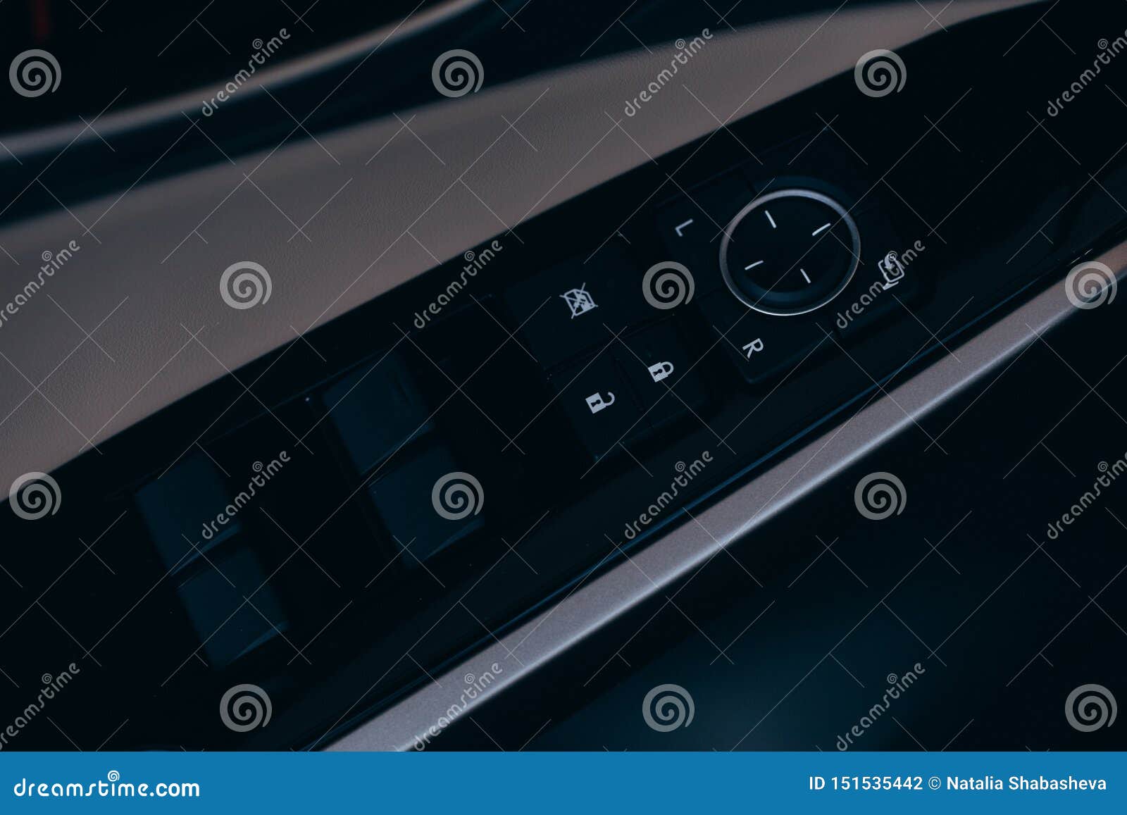 Front and Back Electric Windows Buttons-lower or Close Car Windows ...