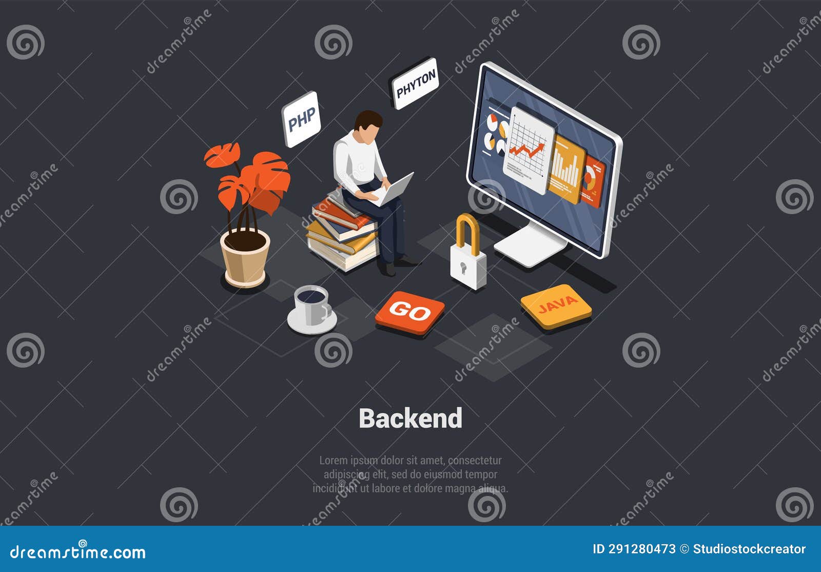 Front End Programming, Fintech, Financial Technology Website Landing ...