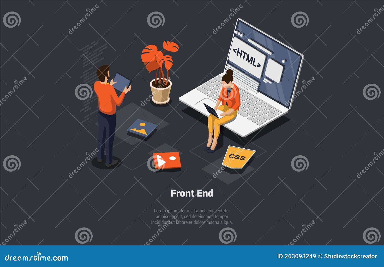 Front And Back End Of Development Responsive Web Design Website