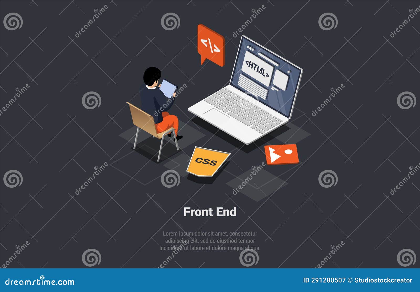 Front And Back End Of Development Responsive Web Design Website