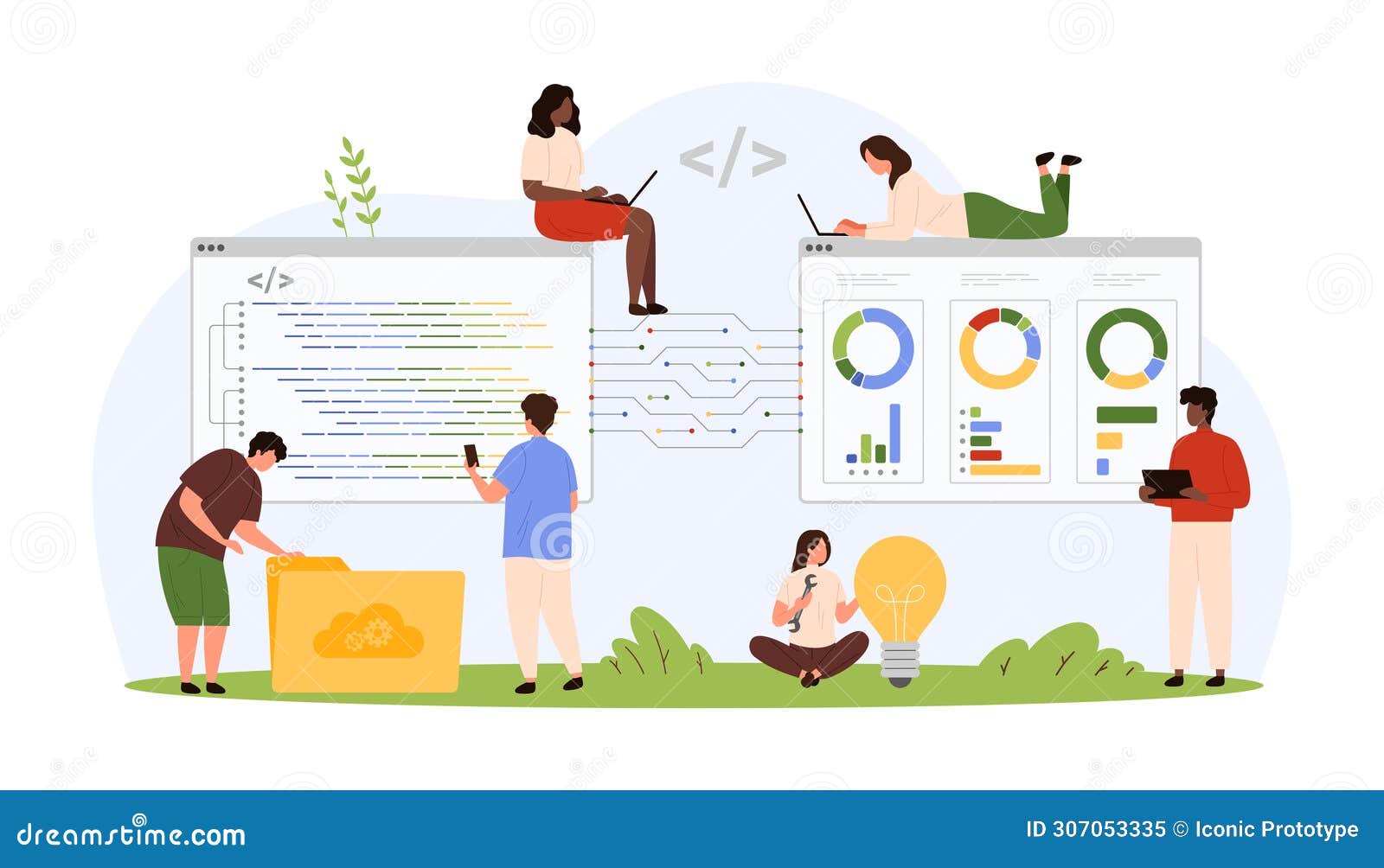 Front and Back End Software Development, Tiny People Programming ...