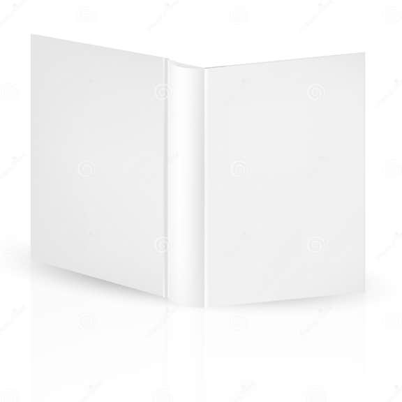Front and Back Hard Cover Open Book Stock Vector - Illustration of ...