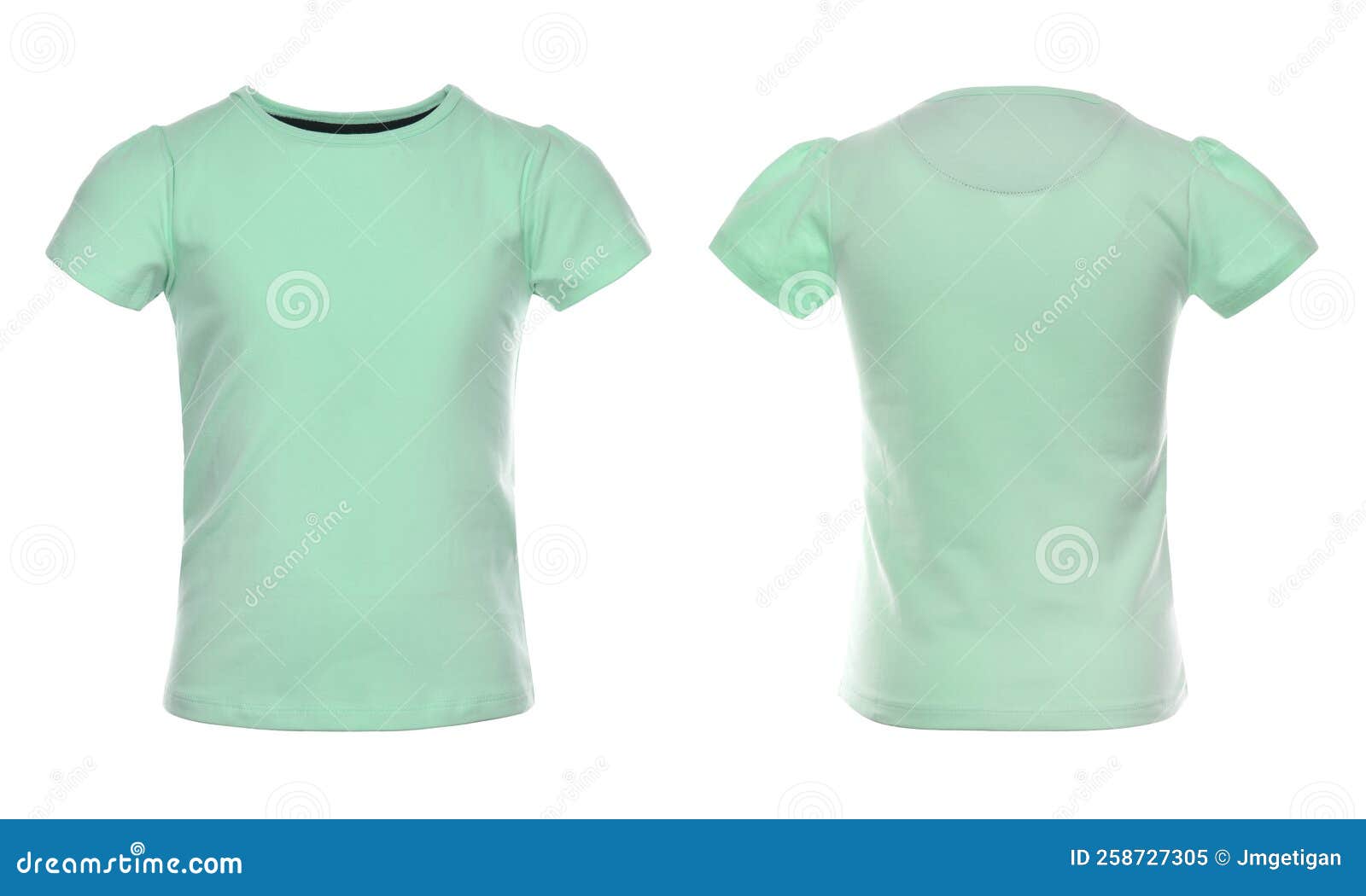 Image of Girls Basic T-shirt Stock Image - Image of casual, girlswear ...