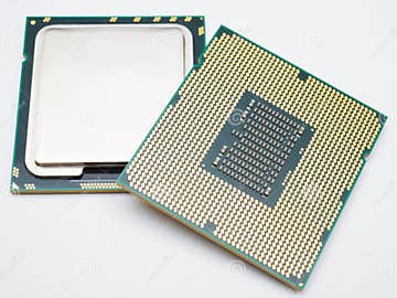 Desktop Pc Processors Isolated on White Stock Photo - Image of desktop ...