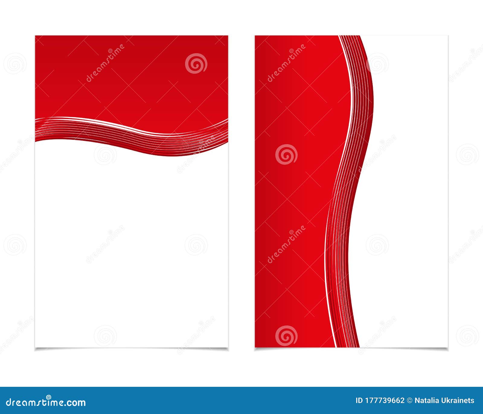 Wave flyer template design stock vector. Illustration of element ...