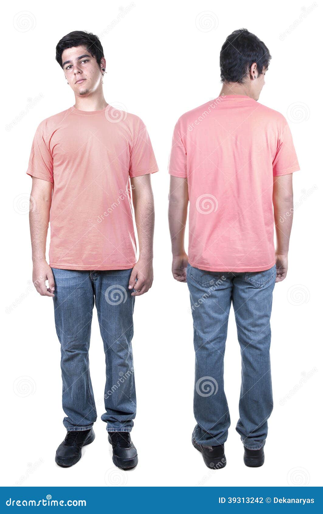 Man Standing Up Back Man Back View Stock Photo. Image Of Male, Young,
