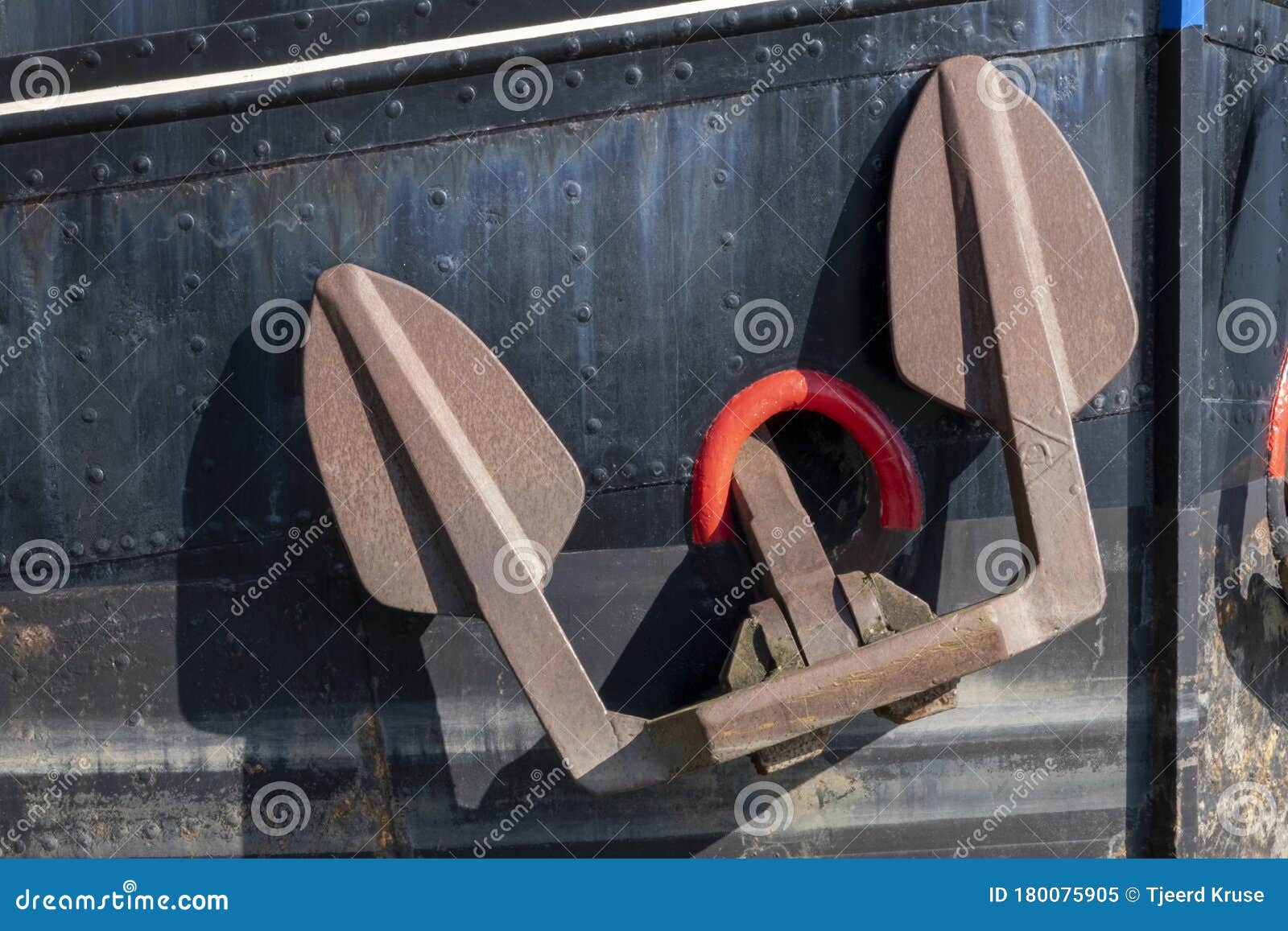 Barge Anchor At Lake Balaton, Hungary Royalty-Free Stock Photography ...