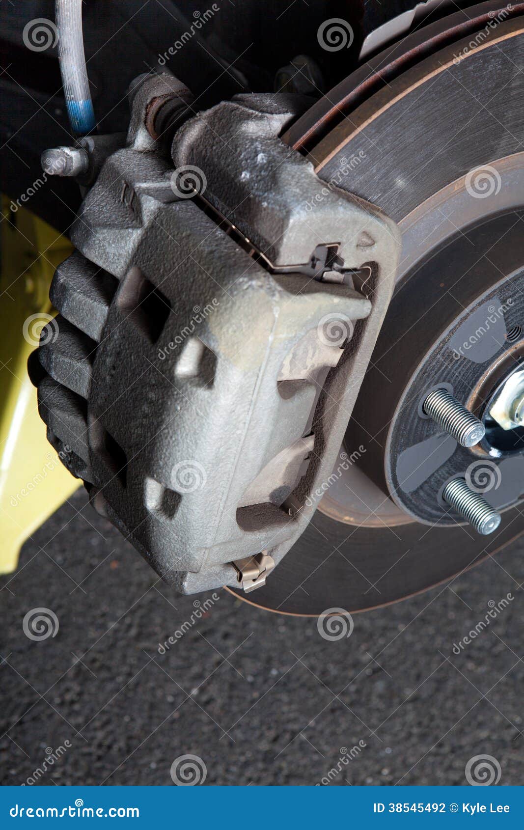 Front Brake Assembly stock photo. Image of silver, service - 38545492