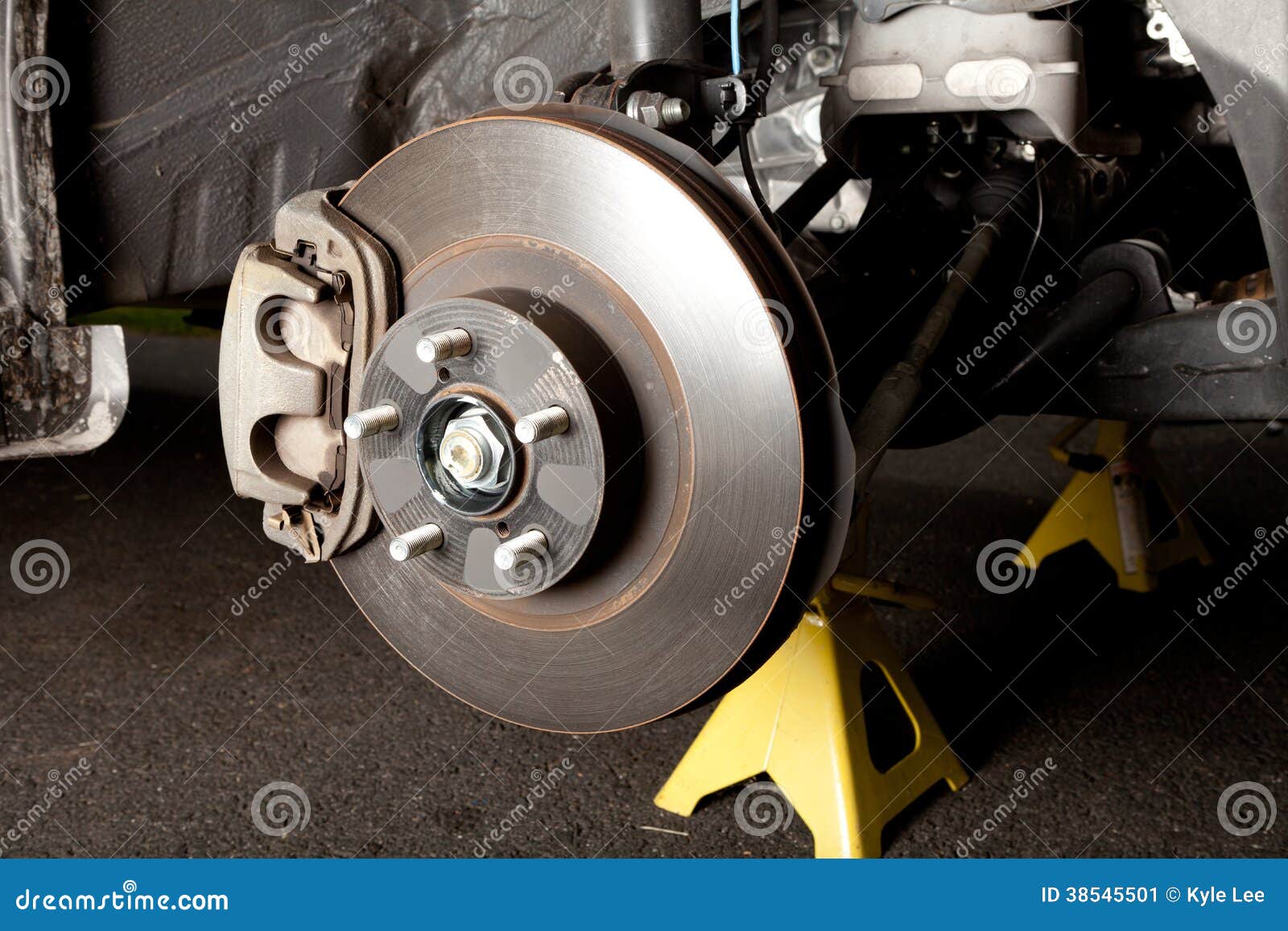 Front Brake Assembly stock image. Image of replacement - 38545501