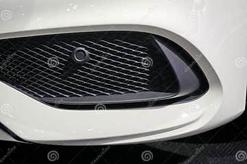 Front Bumper with Parking Sensors. Stock Image - Image of back ...