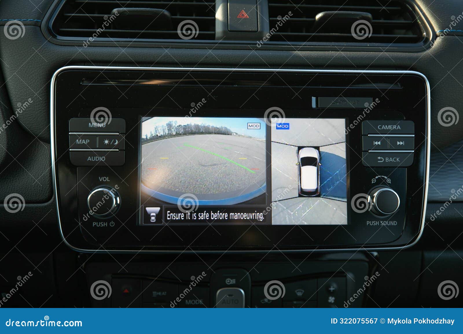Front Camera of Circular 360 Degrees View System. 360 Terrain System in ...
