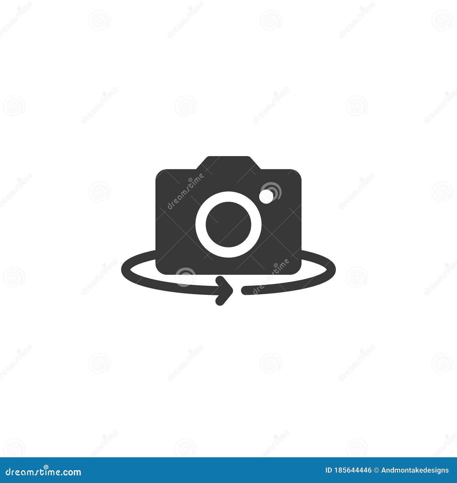 Front Camera Icon Vector on White Background Stock Vector ...