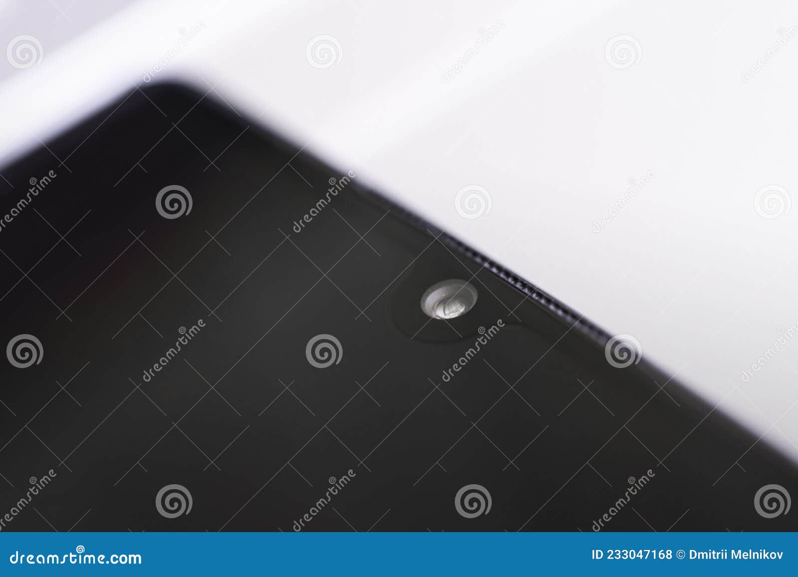 Front Camera of the Smartphone Close-up. Espionage on the Use of Social ...