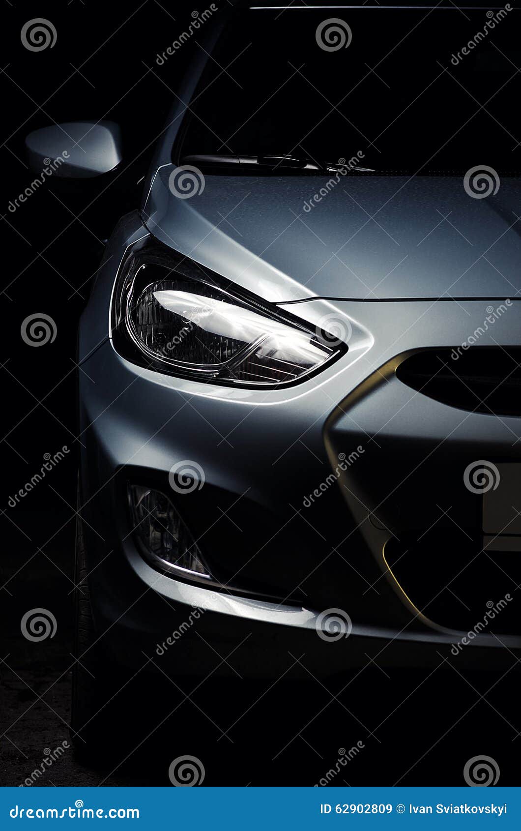 Front car lights stock image. Image of model, close, beam - 62902809