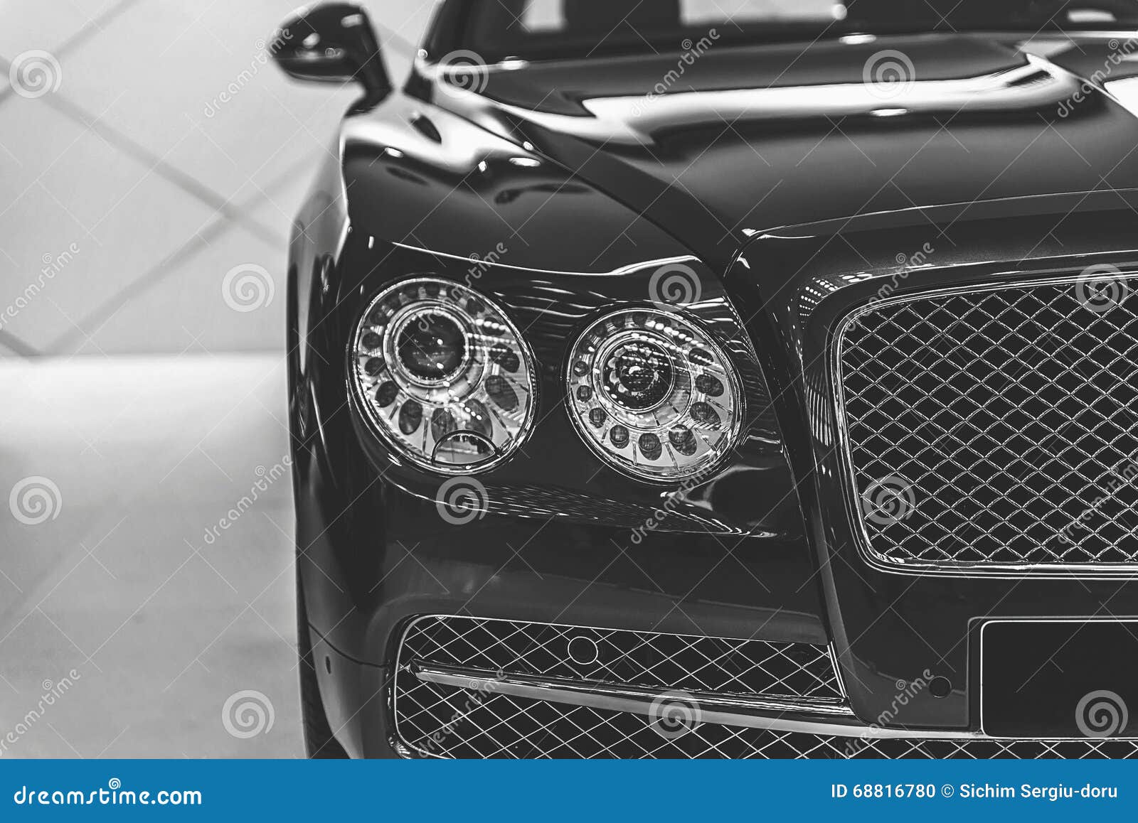 Front of a car stock photo. Image of automotive, prestige - 68816780