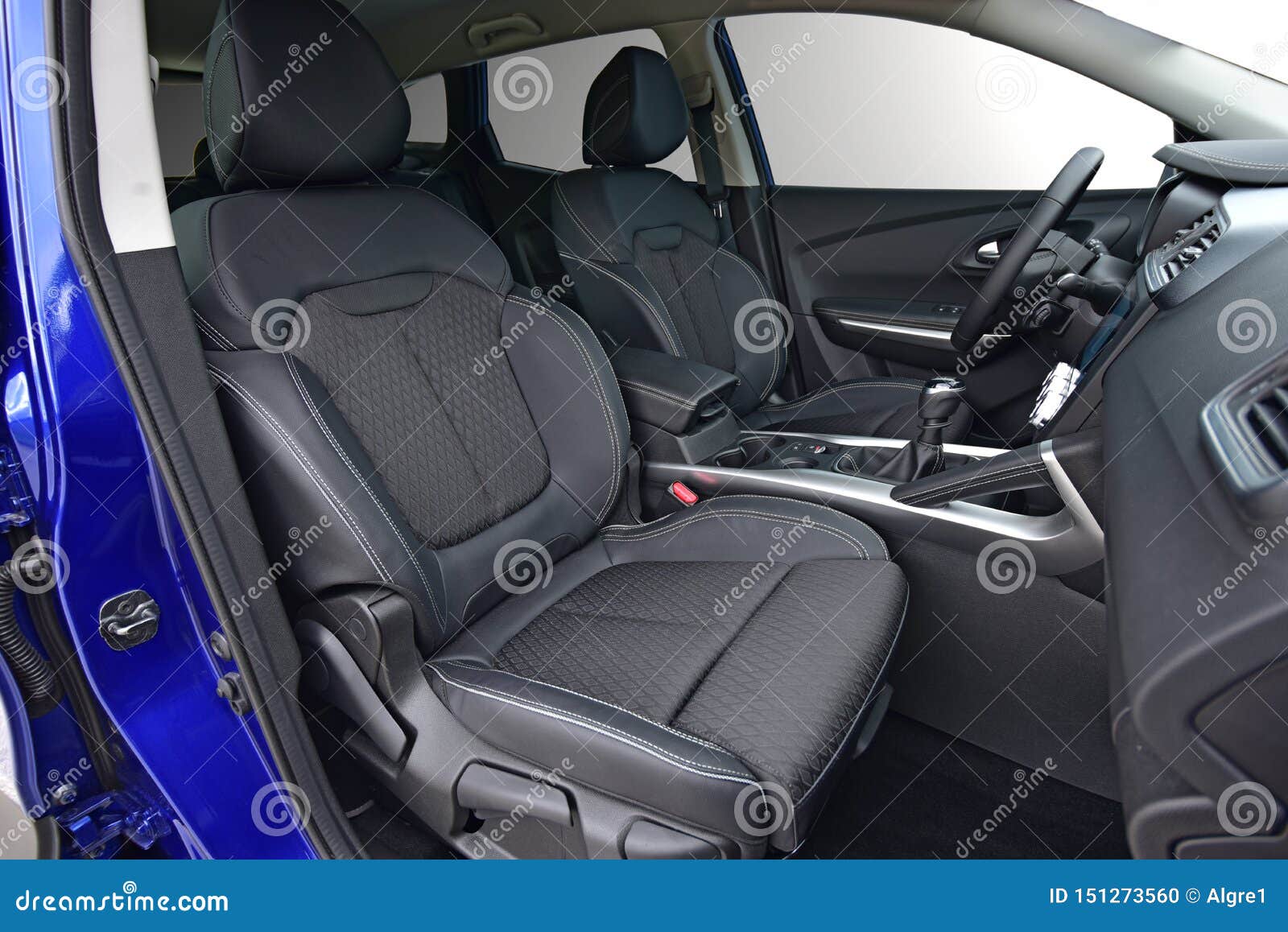 Front car seats stock photo. Image of steering, equipment - 151273560
