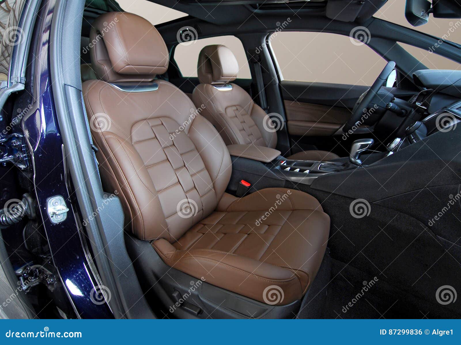 Front car seats stock photo. Image of equipment, front - 87299836