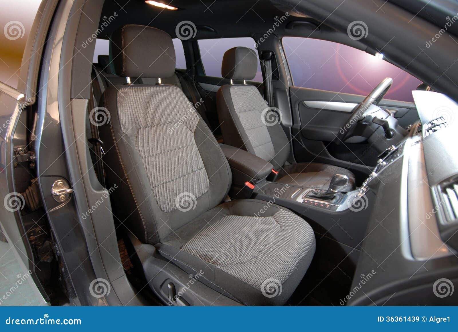Front car seats stock image. Image of beauty, cream, door - 36361439