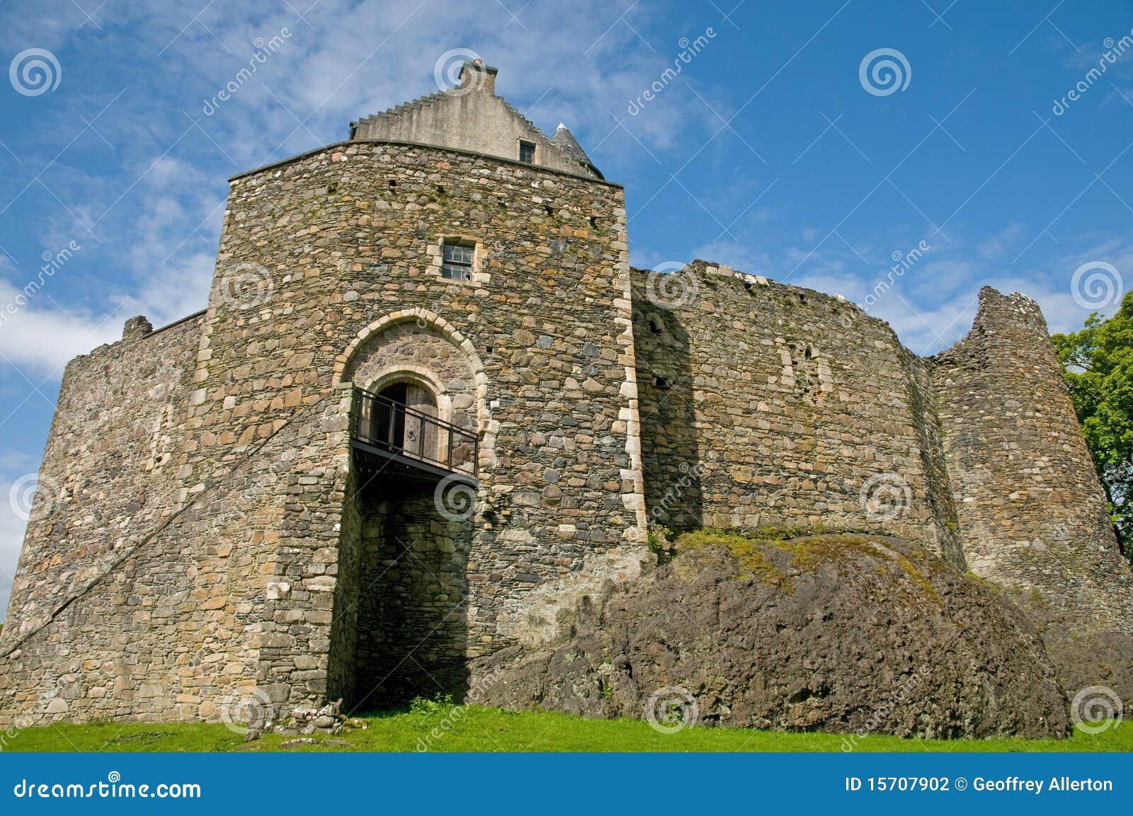 Front of the castle stock photo. Image of castle, scotland - 15707902