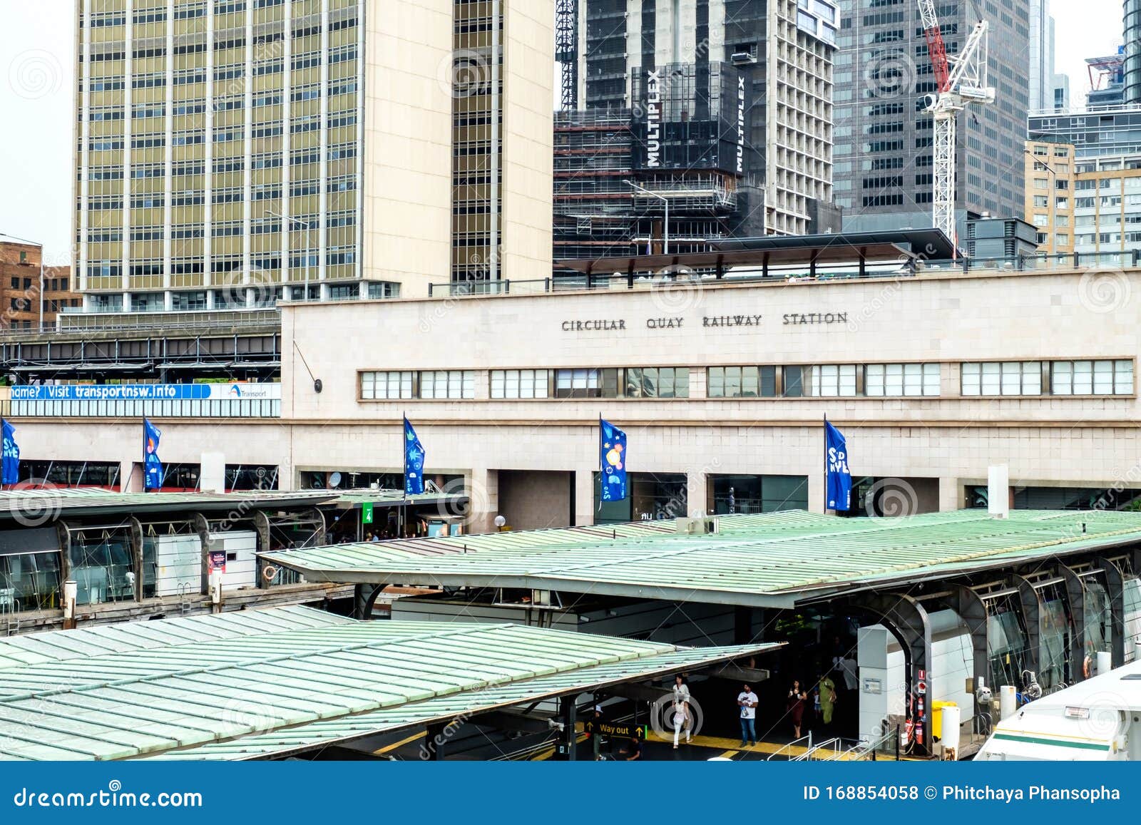 Front of Circular Quay Railway Station Editorial Stock Photo - Image of ...