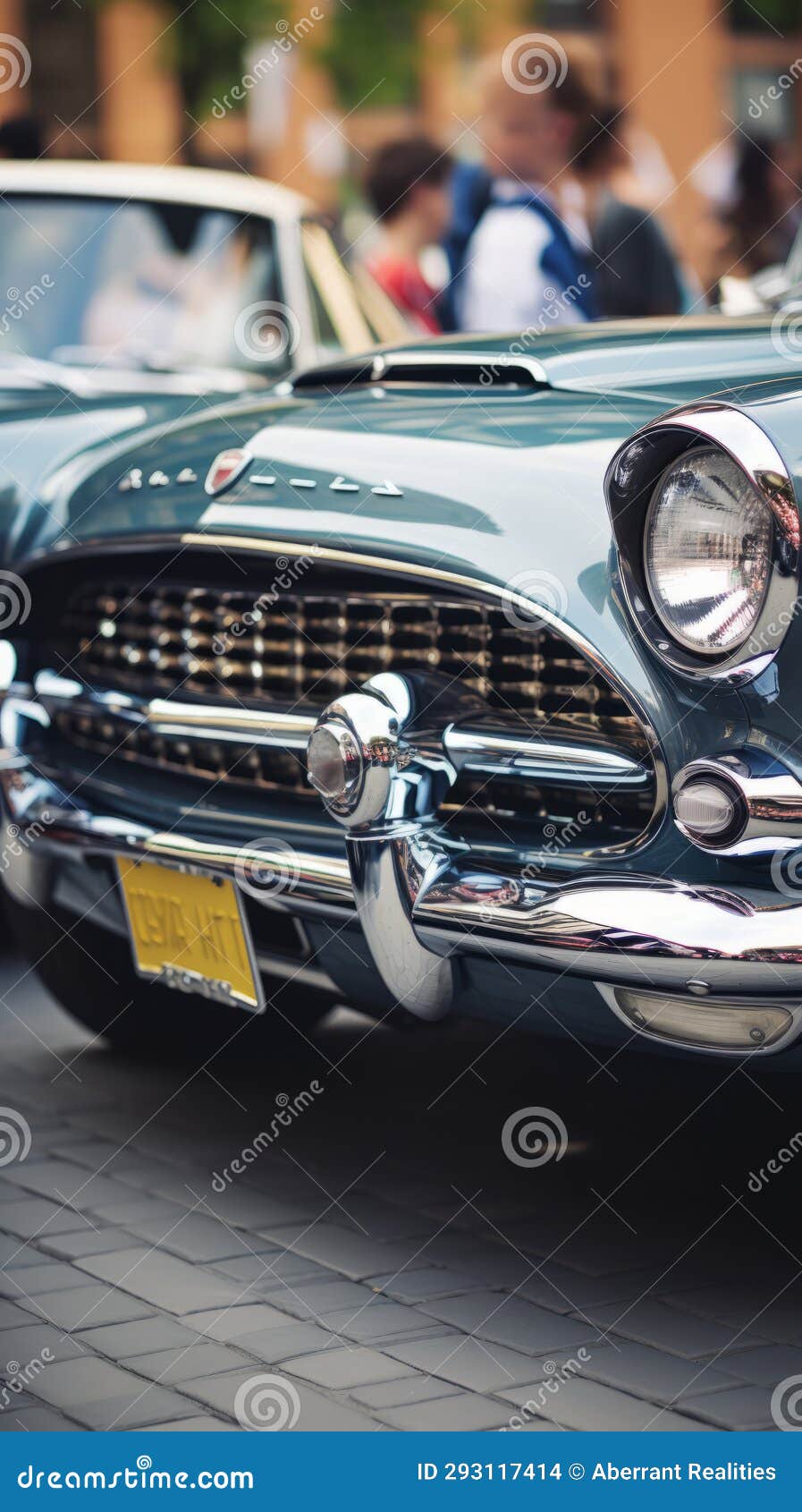 The front of a classic car stock illustration. Illustration of cultures ...