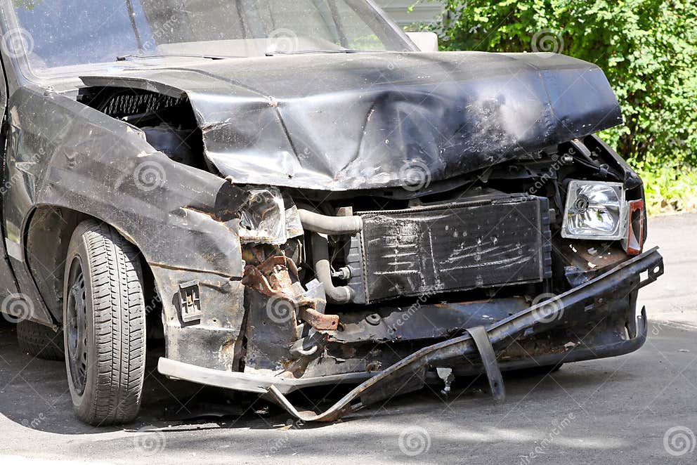 Front collision stock photo. Image of safety, driving - 17802218